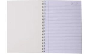 A4 Spiral Single Line Interleaf NoteBooks - 300 Pages : Anjanibooks.com