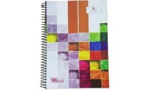 A4 Spiral Single Line Interleaf NoteBooks - 300 Pages : Anjanibooks.com